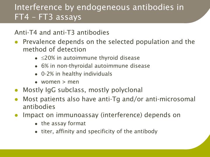 PPT - Macro-TSH and endogeneous antibody interference in immunoassays PowerPoint Presentation ...