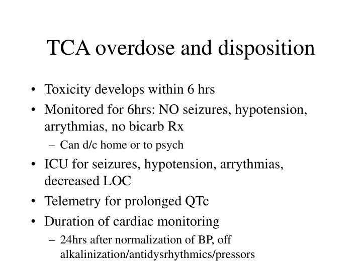 PPT - TCA mechanisms of Toxicity PowerPoint Presentation - ID:3336221