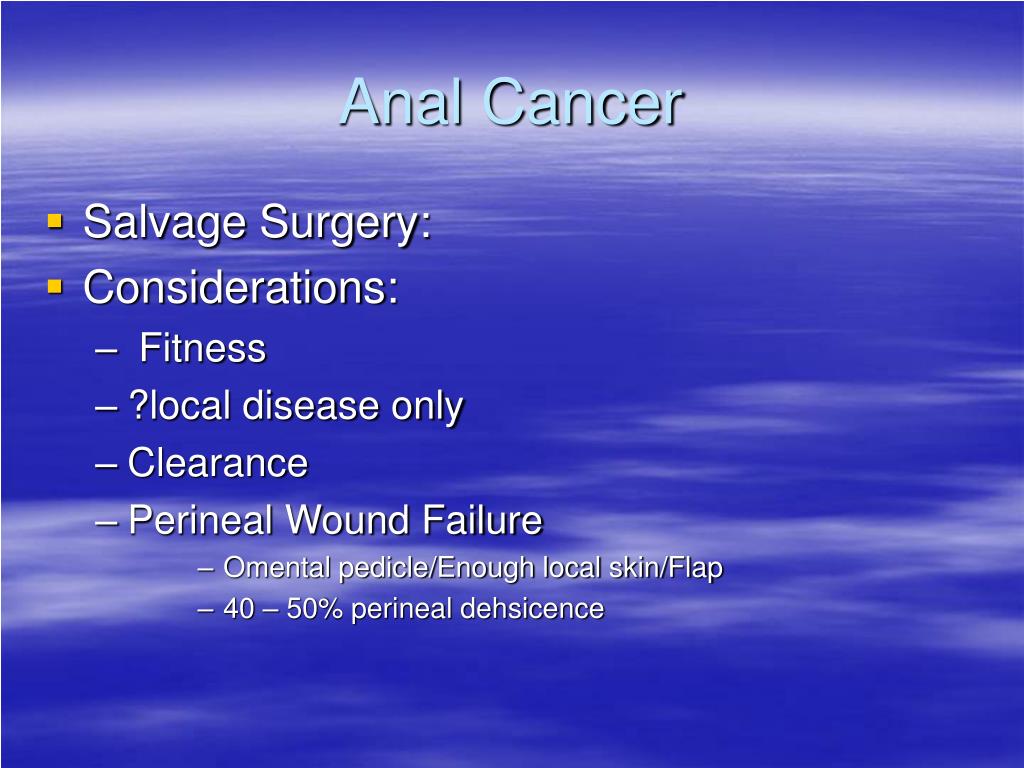 PPT - Anal Cancer Anal Intraepithelial neoplasia and Pre- sacral ...