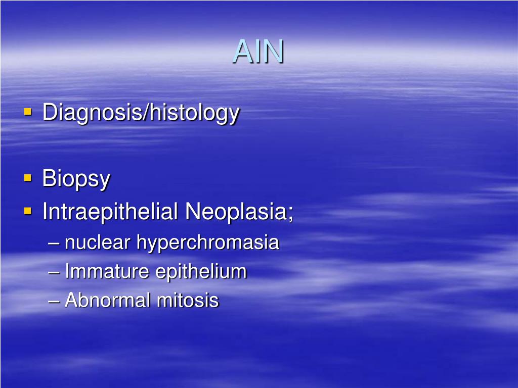 PPT - Anal Cancer Anal Intraepithelial neoplasia and Pre- sacral ...