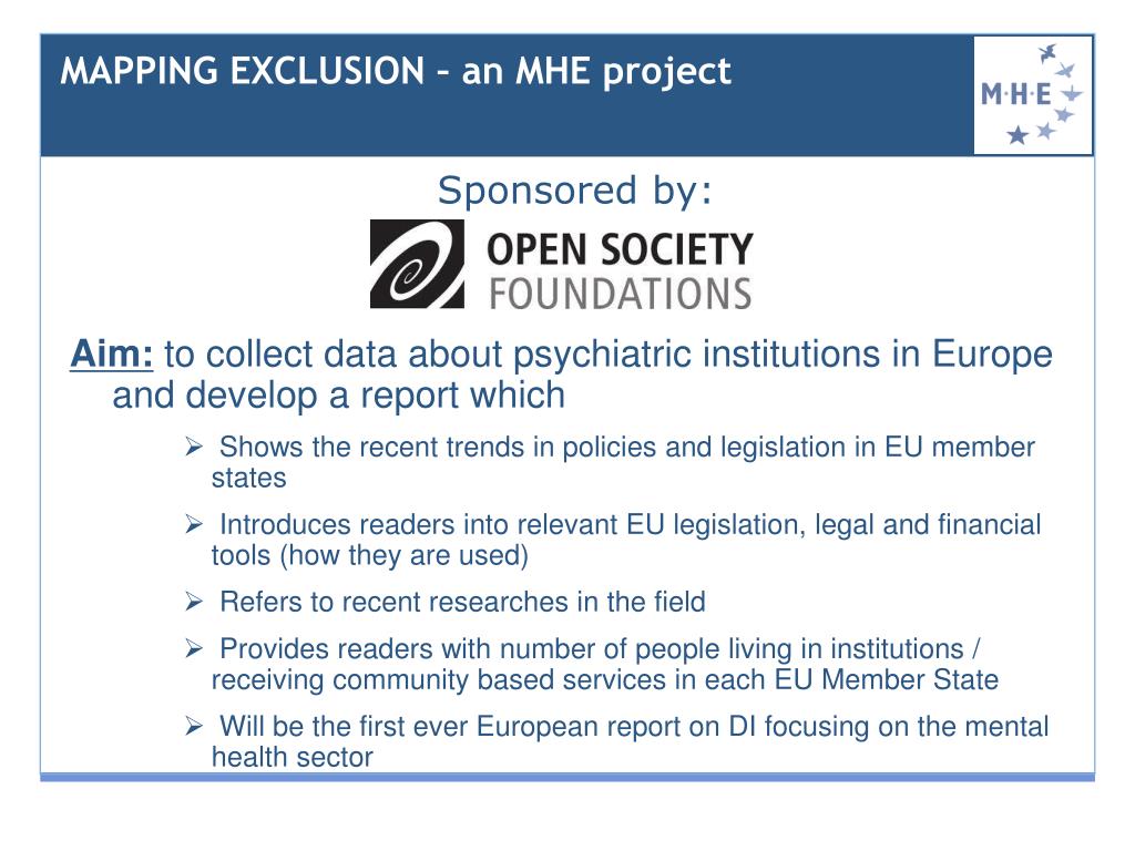 PPT - Mental Health Europe (MHE) PowerPoint Presentation, free download ...