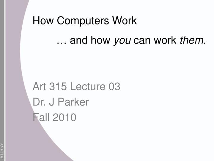PPT - How Computers Work PowerPoint Presentation, free download - ID ...