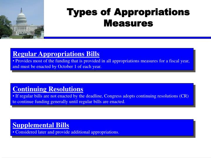 PPT - Appropriations Process PowerPoint Presentation - ID:3336877
