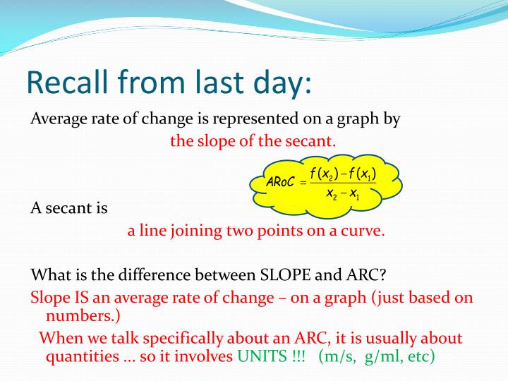 PPT - Recall from last day: PowerPoint Presentation, free download - ID ...