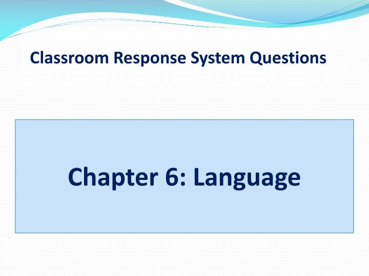 PPT - Classroom Response System Questions PowerPoint Presentation, free download - ID:3337032