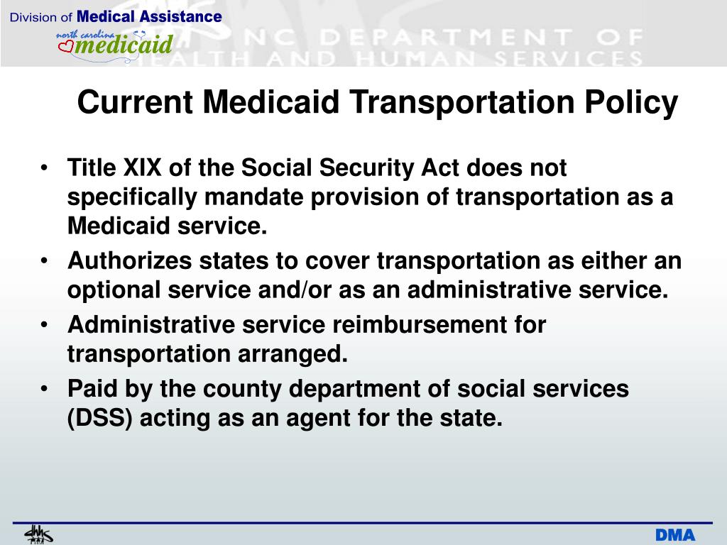 PPT - N0N-EMERGENCY MEDICAL TRANSPORTATION October 27, 2011 Sheila ...