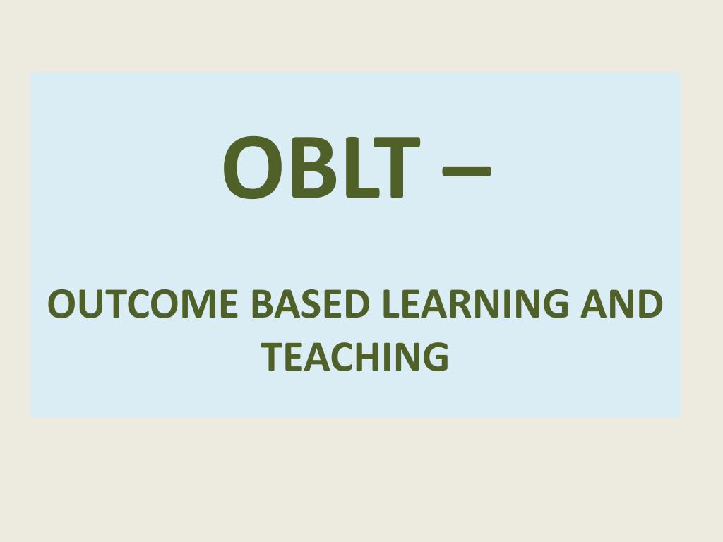 PPT - TAKLIMAT OUTCOME BASED EDUCATION (OBE) 3 MAC 2011 OLEH: PUAN ...