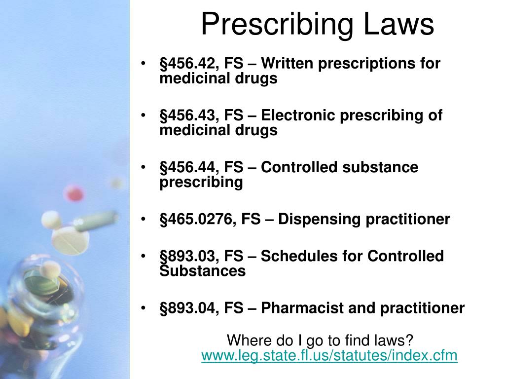 PPT - Expectations of the Florida Board of Medicine: Prescribing ...
