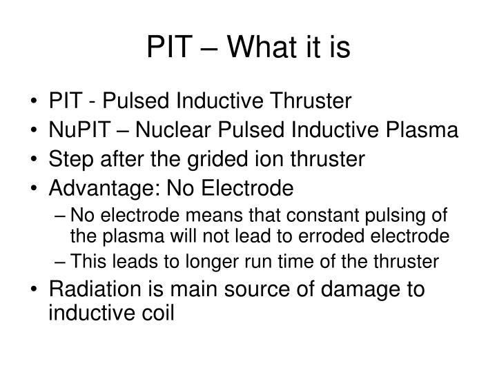 PPT - PIT – What it is PowerPoint Presentation, free download - ID:3337430