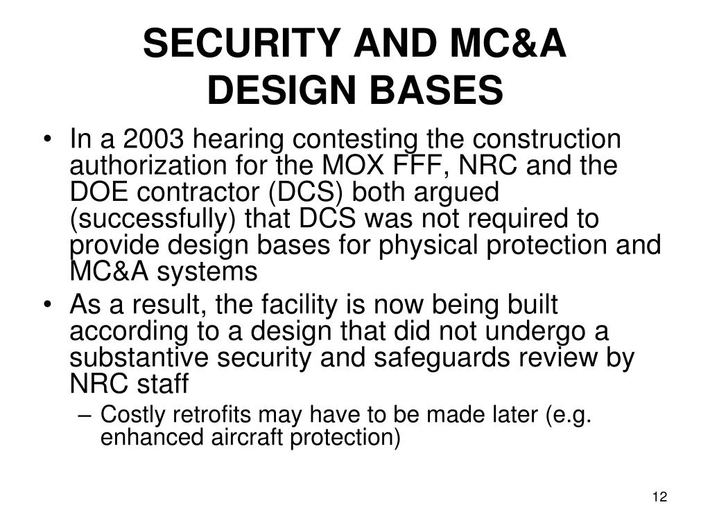 PPT - NRC Regulation of the Nuclear Fuel Cycle: Security and Safety ...