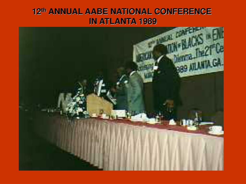 PPT - AABE Atlanta Chapter 25 th Anniversary Celebration PowerPoint ...