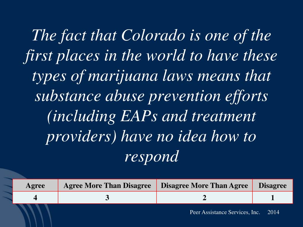 PPT - Medical & Legal Marijuana in the Colorado Workplace: An EAP ...