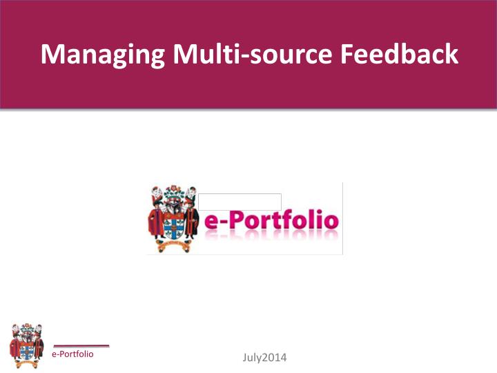 PPT - Managing Multi-source Feedback PowerPoint Presentation, free ...