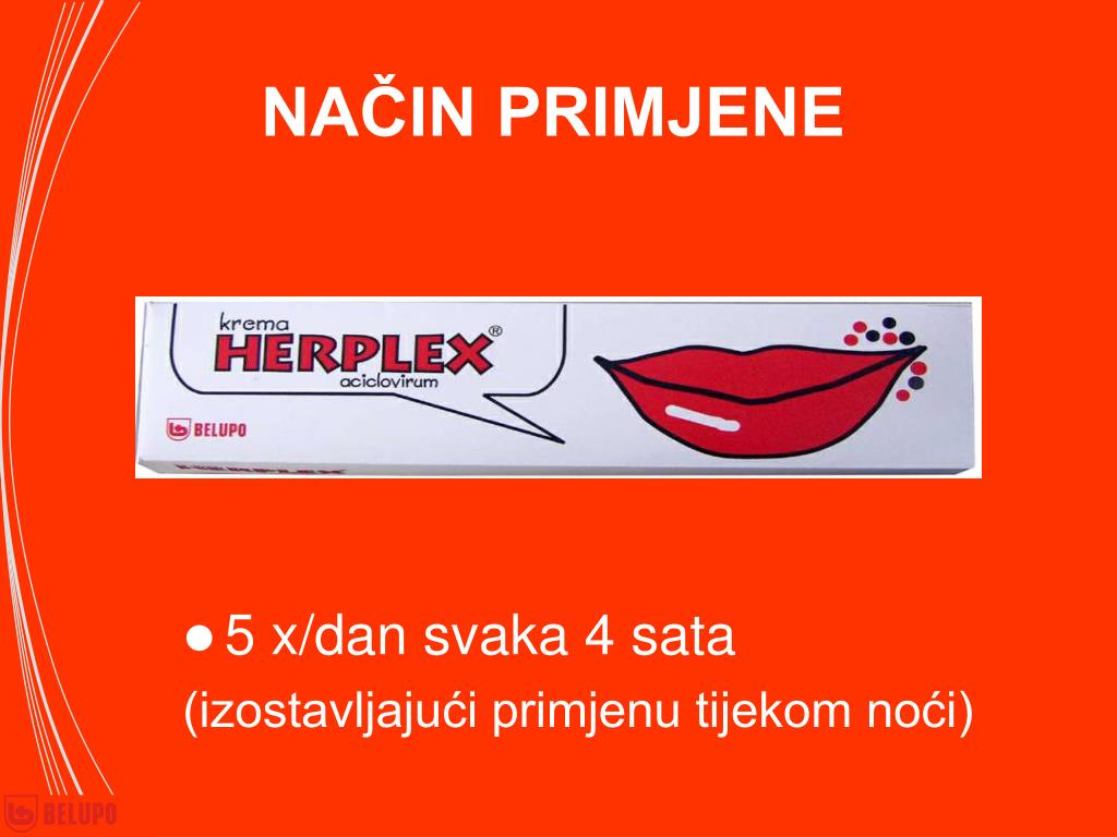 PPT - HERPLEX -učinkovito liječenje herpesa- MUO, 18.05.06. PowerPoint ...