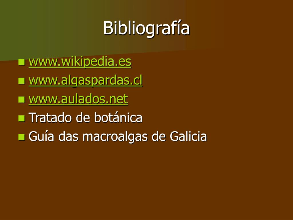 PPT - Sistemática de feofitas; las algas pardas. PowerPoint ...