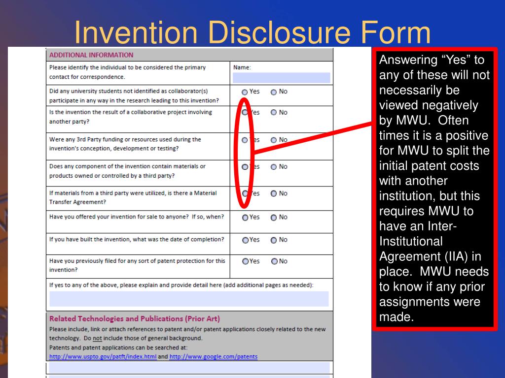 PPT - Navigating MWU’s Patenting Process: A Comprehensive Overview ...