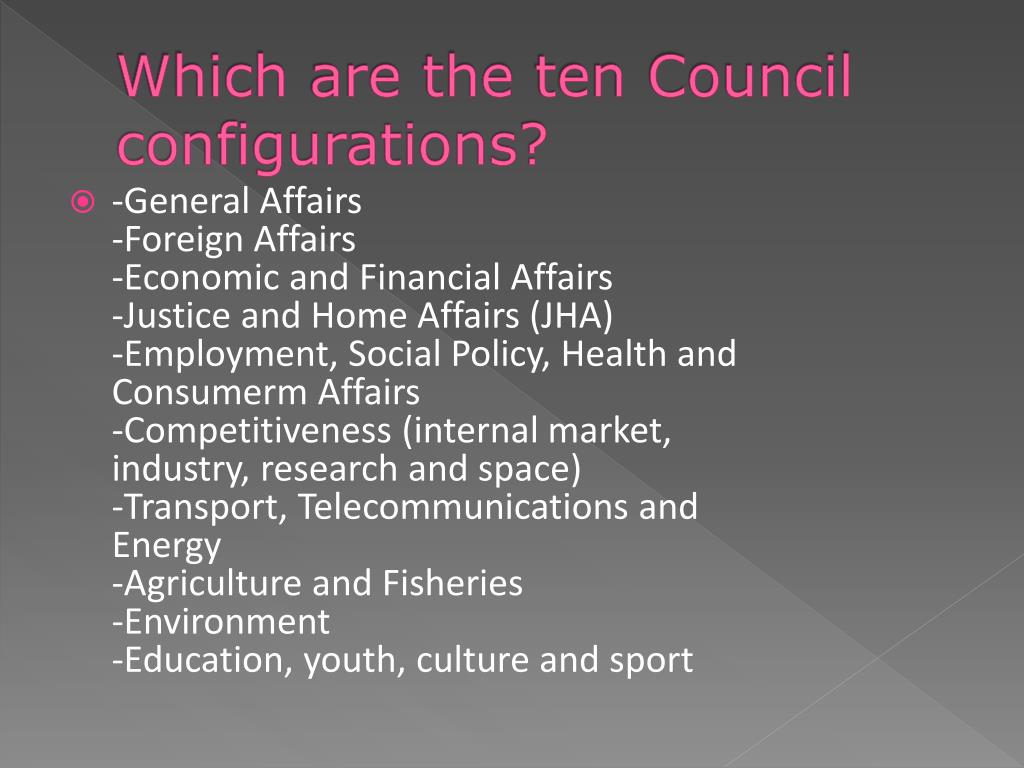 PPT - Understanding the Role of the Council of the European Union ...