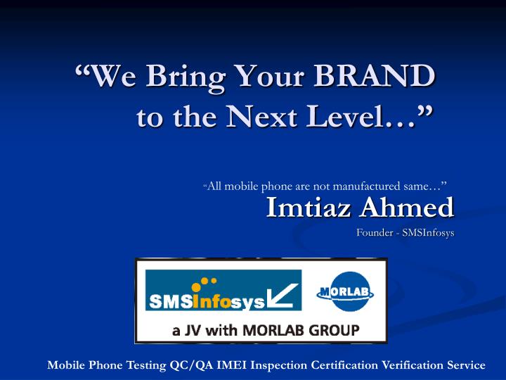 PPT - “We Bring Your BRAND to the Next Level…” PowerPoint Presentation ... PPT - “We Bring Your BRAND to the Next Level…” PowerPoint Presentation ...
