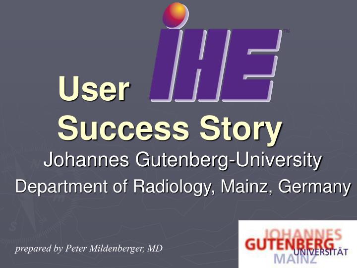 PPT - User Success Story PowerPoint Presentation, free download - ID ...