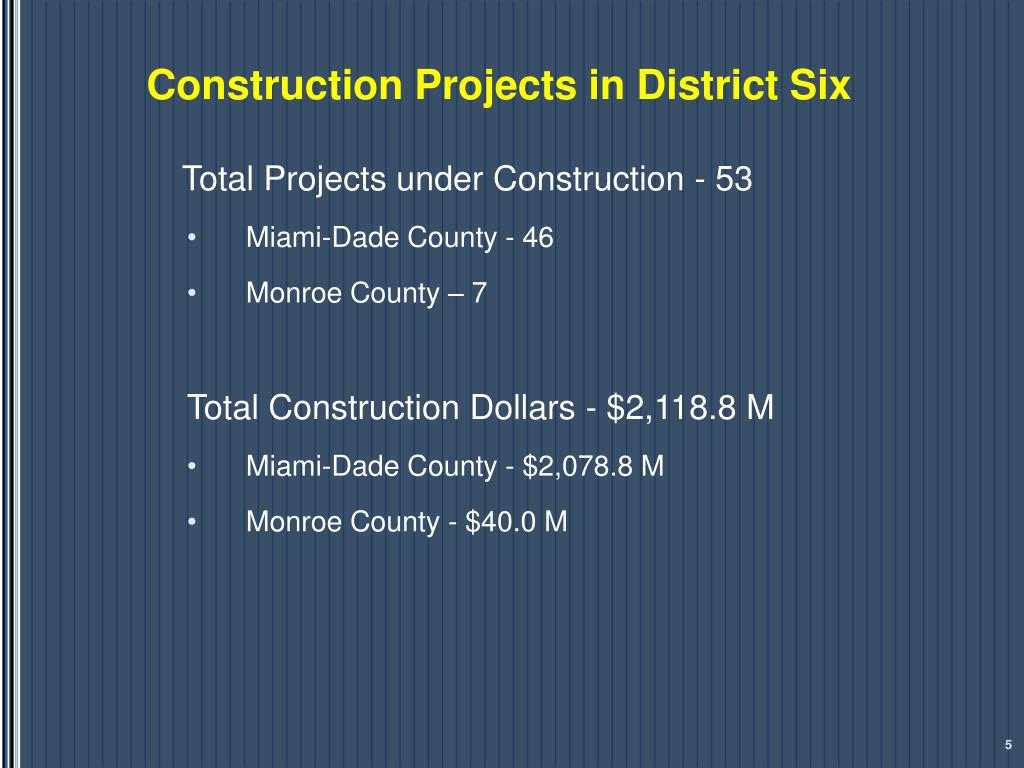 PPT - Florida Department of Transportation District 6 PowerPoint ...