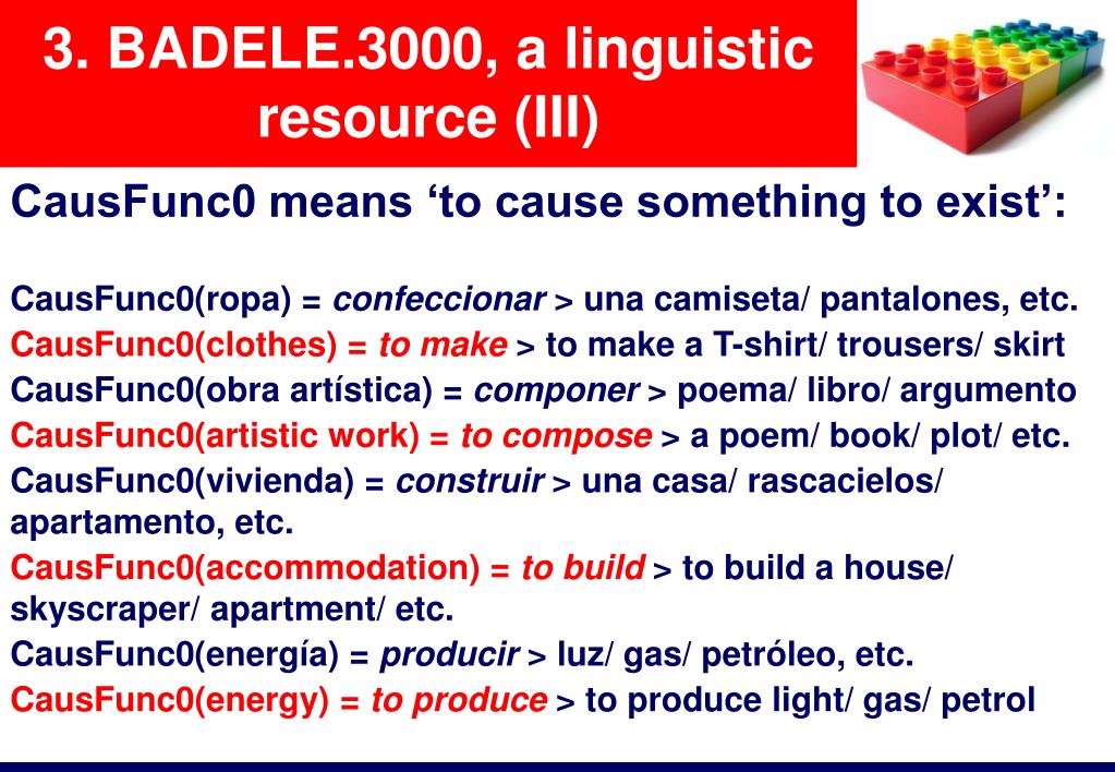 PPT - Spanish verbs and verb-noun collocations paraphrase pairs ...