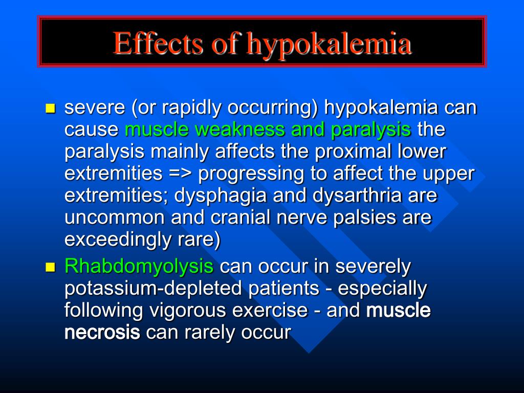 Ppt Hypokalemia Powerpoint Presentation Free Download Id 3340317