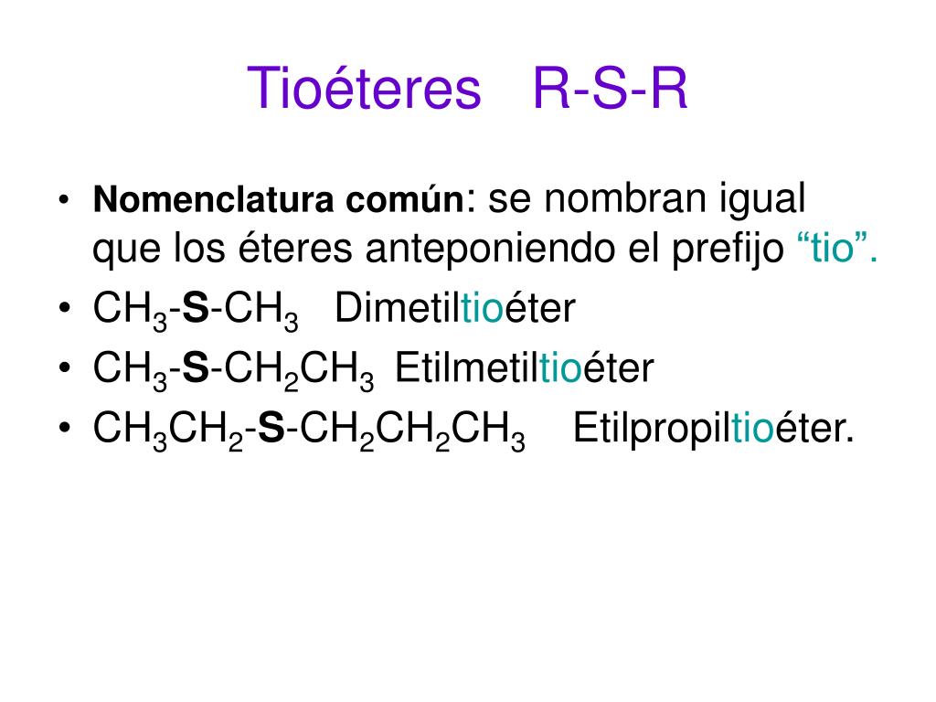 PPT - Semana 19 y 20 : Alcoholes, fenoles, éteres, Tioéteres y tioles ...