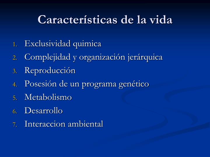 PPT - Características de la vida PowerPoint Presentation, free download ... PPT - Características de la vida PowerPoint Presentation, free download ...