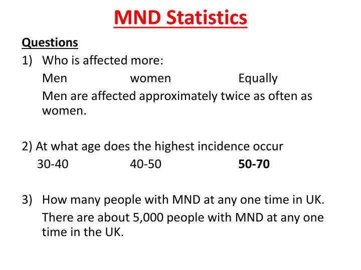 PPT - Motor Neurone Disease Different types & Life Expectancy ...
