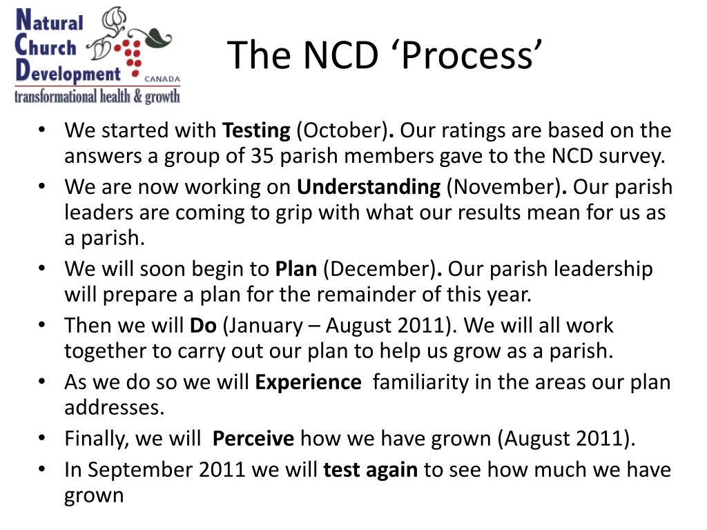 PPT - Natural Church Development at St. Thomas the Apostle PowerPoint ...