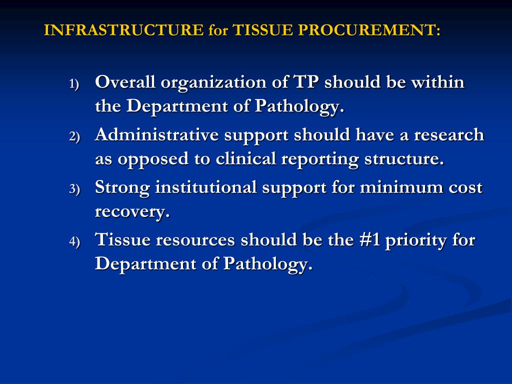 PPT - TISSUE PROCUREMENT AT CANCER CENTERS PowerPoint Presentation ...