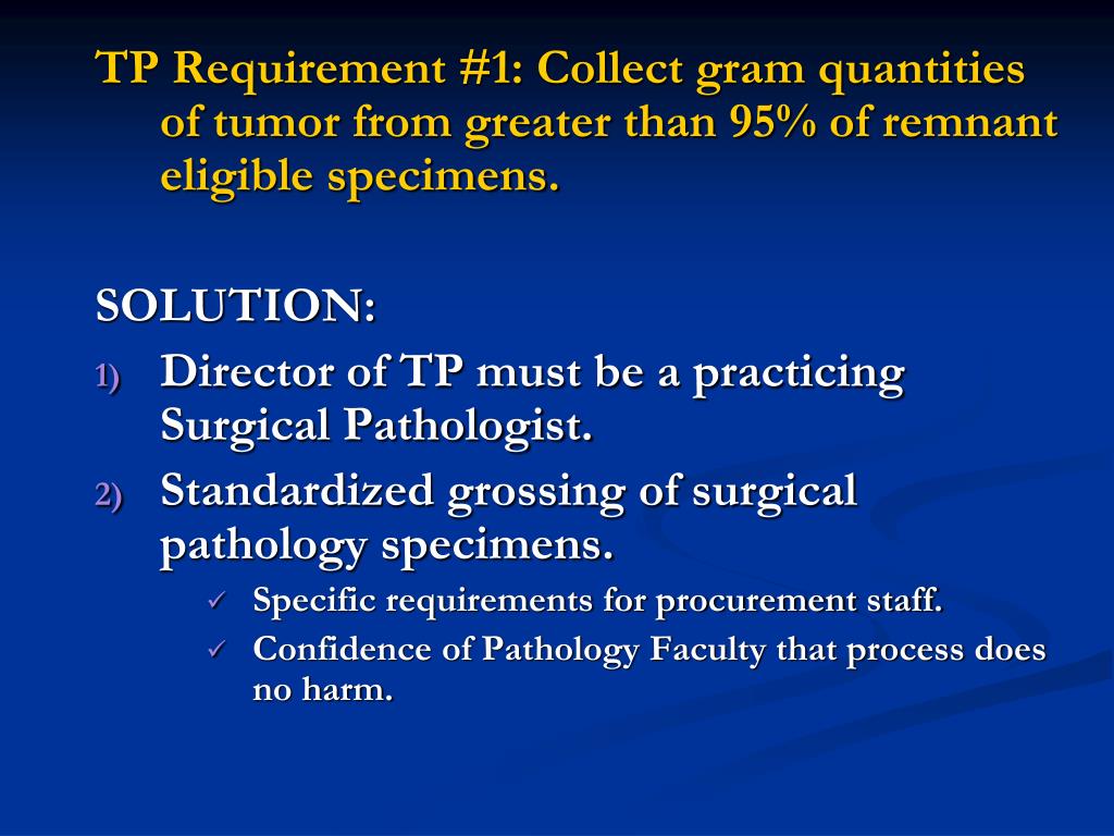 PPT - TISSUE PROCUREMENT AT CANCER CENTERS PowerPoint Presentation ...