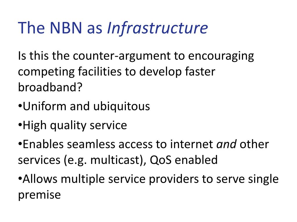 PPT - An International Perspective on Australia’s NBN PowerPoint ...