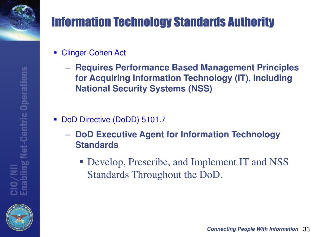PPT - Walt Okon Chief Architect, DoD Information Sharing walt.okon@osd ...