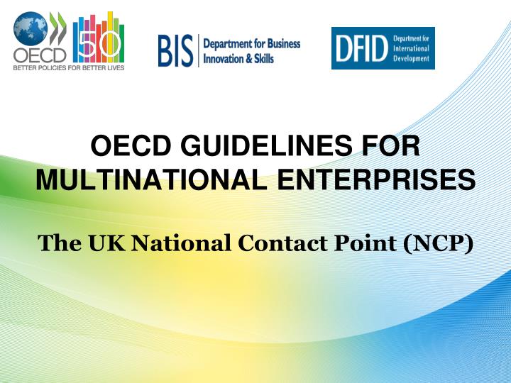 PPT - OECD GUIDELINES FOR MULTINATIONAL ENTERPRISES PowerPoint ...