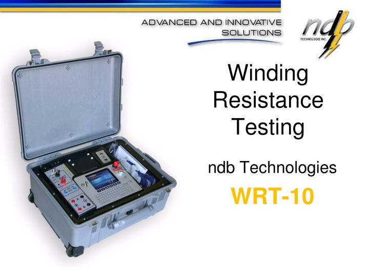 PPT - Winding Resistance Testing PowerPoint Presentation, free download ...