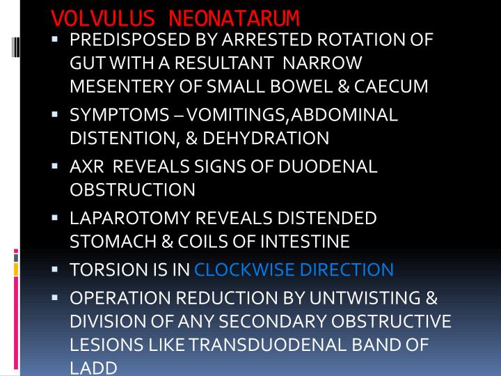 PPT - VOLVULUS PowerPoint Presentation - ID:3343529