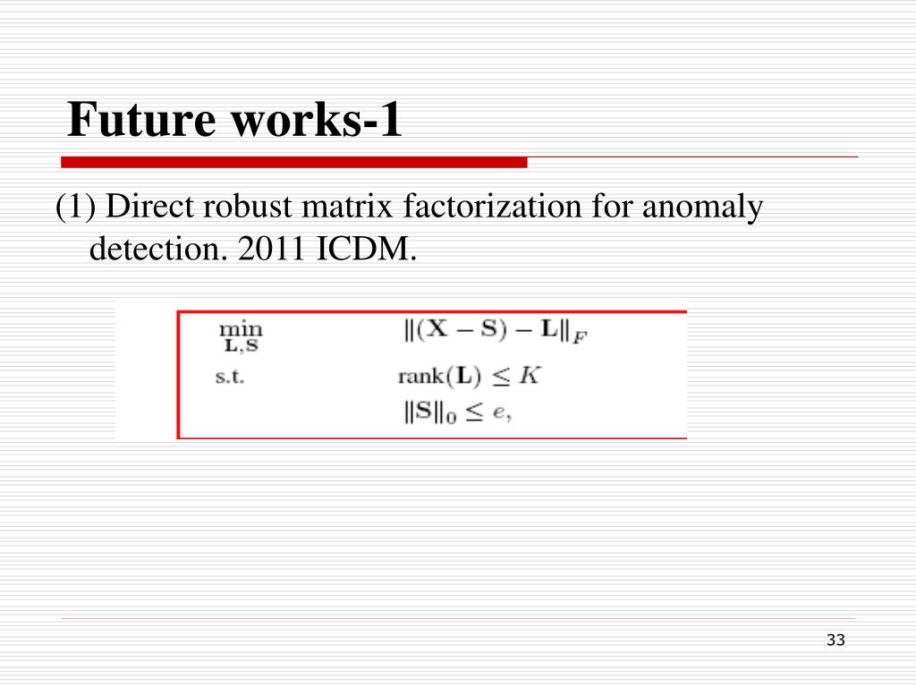 Ppt Robust Nonnegative Matrix Factorization Powerpoint Presentation