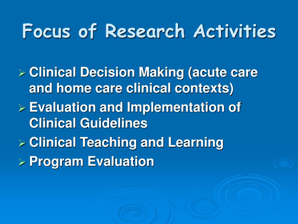 PPT - Summary of Research and Teaching Activities: Kathryn A. Smith ...