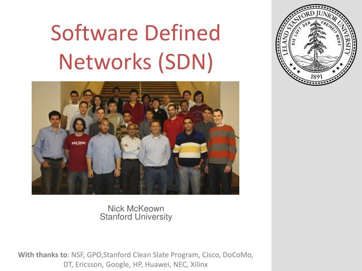 PPT - Software Defined Networks (SDN) PowerPoint Presentation, free ...