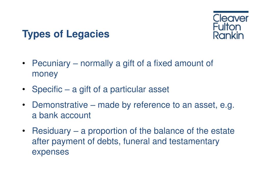 PPT - Charitable Legacies: A Lawyer’s Perspective Michael Graham, TEP ...