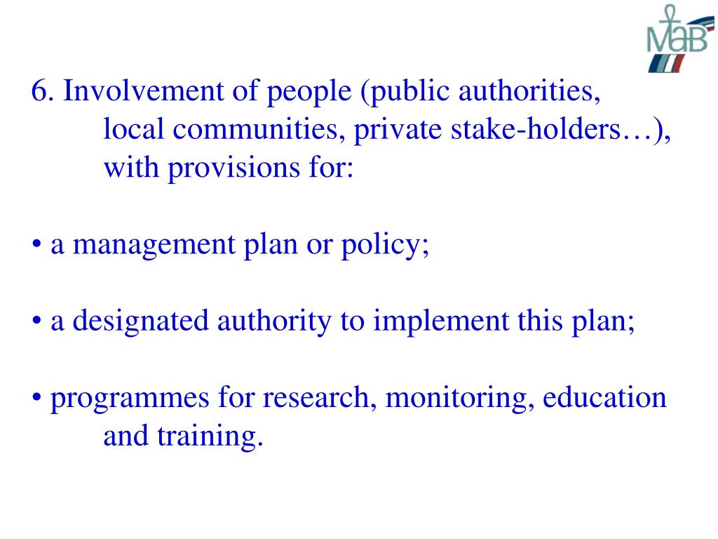 PPT - Dr. Thomas Schaaf UNESCO Division of Ecological Sciences Man and ...