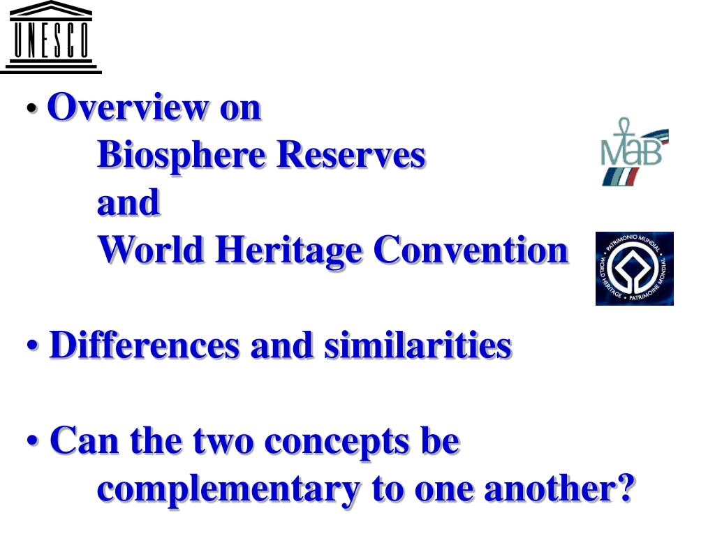 PPT - Dr. Thomas Schaaf UNESCO Division of Ecological Sciences Man and ...