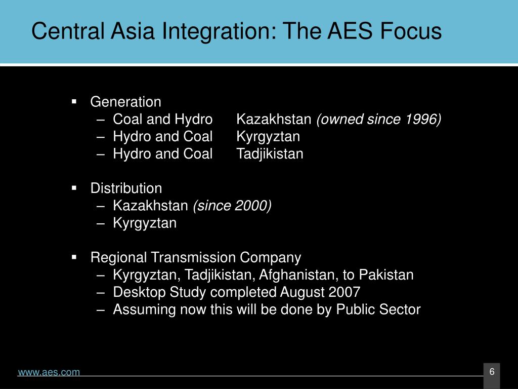 PPT - Dale W. Perry Vice President AES Corporation PowerPoint ...