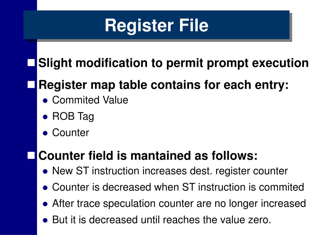 PPT - Trace-Level Speculative Multithreaded Architecture PowerPoint ...