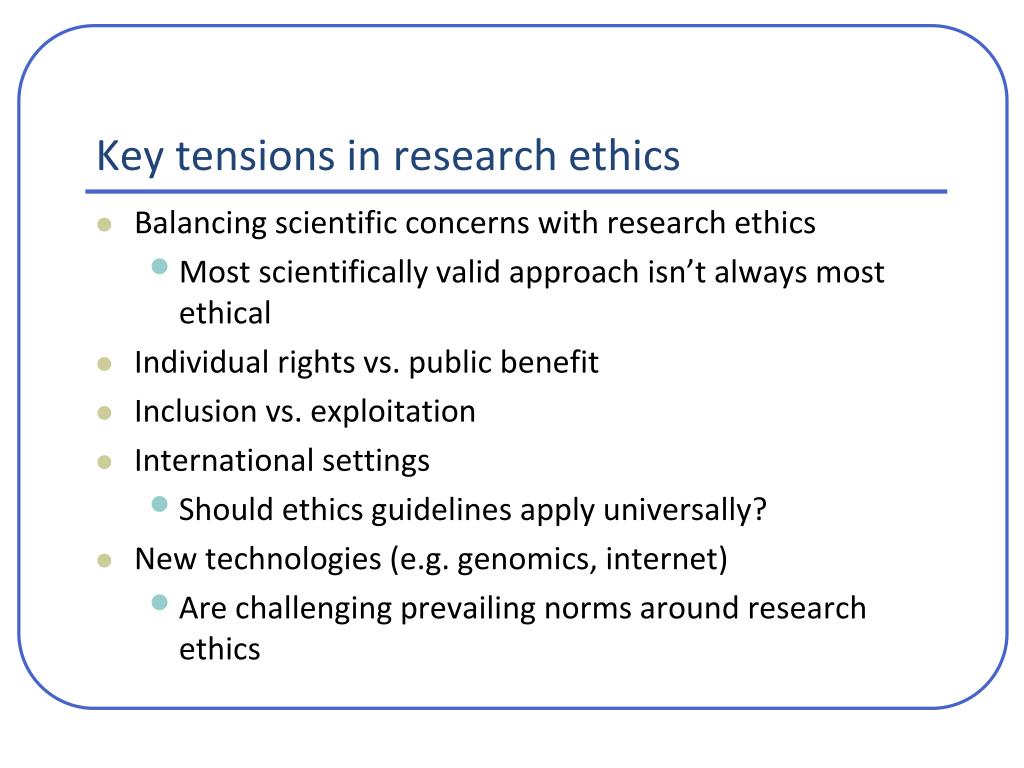 PPT - Research Ethics and Research Involving Humans PowerPoint Presentation - ID:3345681