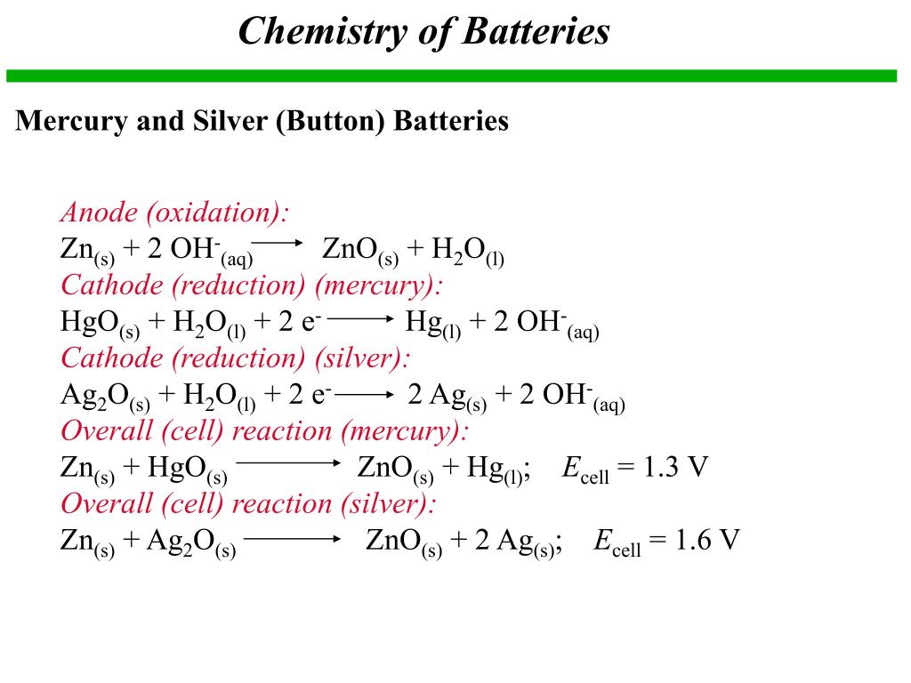 PPT - Chapter 21: Electrochemistry Chemical Change and Electrical Work ...