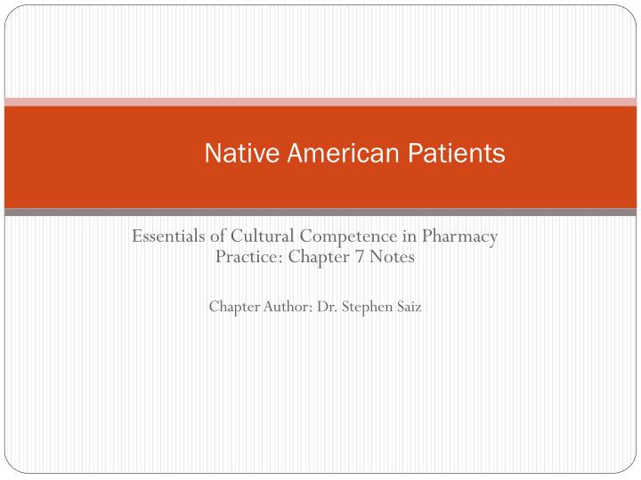 PPT - Native American Patients PowerPoint Presentation, free download ...