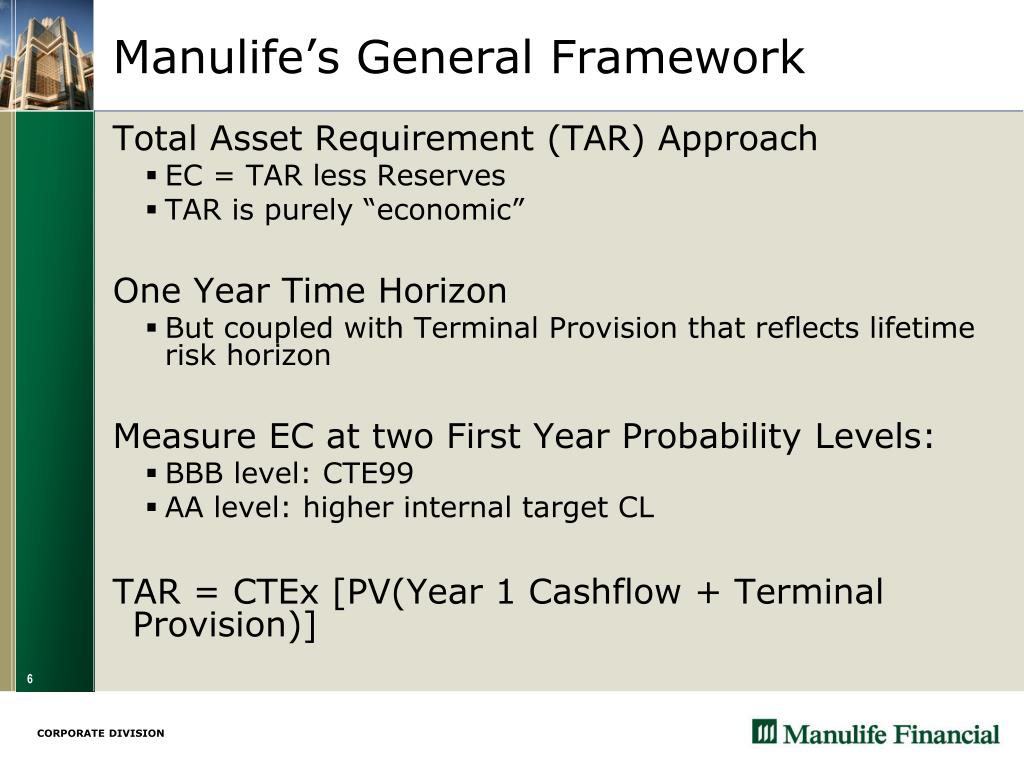 PPT - Economic Capital at Manulife PowerPoint Presentation, free ...