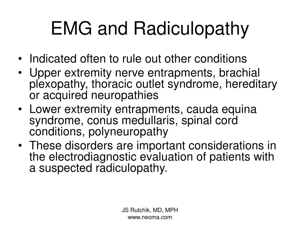 PPT - Electrodiagnosis in the management and treatment of cervical and ...
